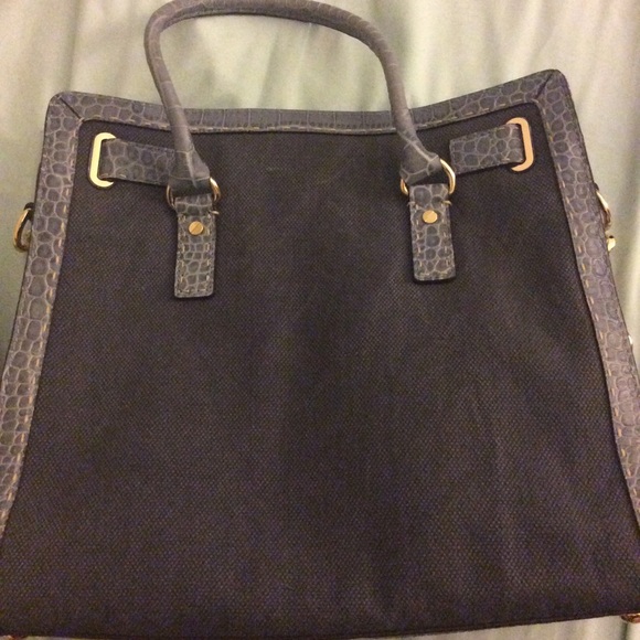 Michael Kors | Bags | Michael Kors Hamilton Denim Handbag | Poshmark